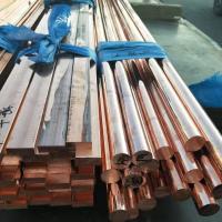 China C110 copper flat bar , copper square bars Width EN 10204-3.1 Certificate for sale
