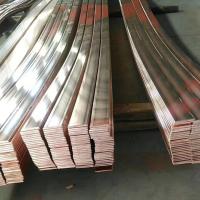 China C11000 CU-ETP C110 Copper Plate Flat Bars 10×3mm to 100×40mm with 42,100 psi Tensile Strength for sale