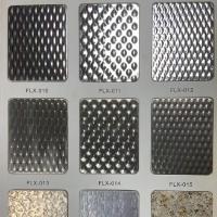 China 3D Embossed Stainless Steel Sheet Rice / Bead / Rhombus SS Sheet for Decorations for sale