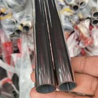 China 201 Stainless Steel Bright Polished Pipe Tube For Handrail And Guardrail for sale