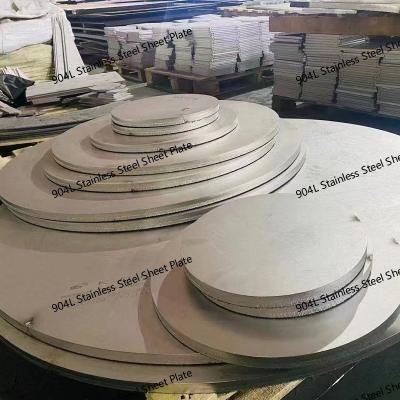 China UNS N08904 Alloy 904L Stainless Steel Sheet Plate Thickness 0.5 - 16.0mm Laser Cutting for sale
