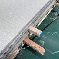 China 304 Stainless Steel Checkered Plate Thickness 3.0mm 4.0mm 5.0mm 6.0mm For Floor for sale