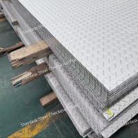 China 304 Stainless Steel Checkered Plate Thickness 3.0mm 4.0mm 5.0mm 6.0mm For Floor for sale