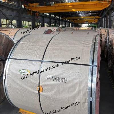 China ASTM A240 UNS N08700 / 1.4886 Stainless Steel Plate Hot Rolled Forged for sale