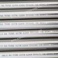 China SA269 Bright Annealed Stainless Steel Pipe Grade TP304 TP316L TP321 TP310S 8*1mm 6*1mm for sale