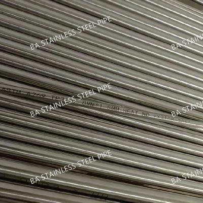 China Cold Drawn TP304 Stainless Steel Seamless Pipe Bright Annealing SS Precison for sale