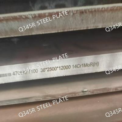 China WISCO Q345R / SA515 GR 60 Pressure Vessel Steel Plate Thickness 6.0 - 150mm for sale