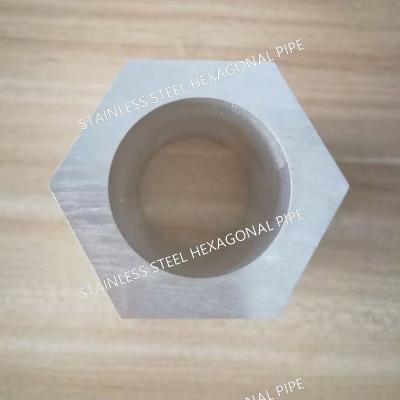 China TP304 Stainless Steel Hexagonal Pipe Tube S14 - S70mm In 6m Length for sale