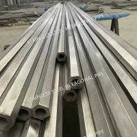China TP304 Stainless Steel Hexagonal Pipe Tube S14 - S70mm In 6m Length for sale