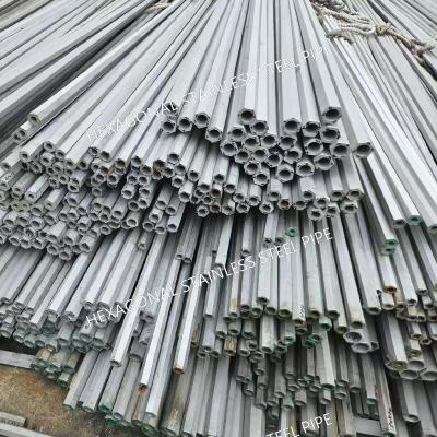 China TP321 Stainless Steel Hexagonal Hollow Tube 321 Stainless Steel Hex Pipe S14 - S75mm for sale