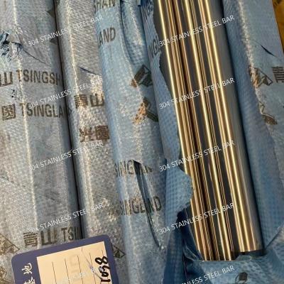China 304 Stainless Steel Bright Round Bar High Polished Surface ASTM A276 Certified for sale