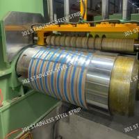 China 301 Stainless Steel Strip Full Hard Temper Custom Width / Thickness For Spring Clip Manufacturing for sale