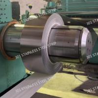 China SUS301 Half Hard Stainless Steel Strips 1/2H Spring Strip Coils ASTM JIS GB Standard for sale