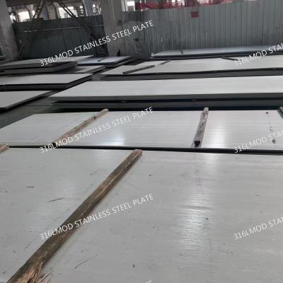China ASTM A240 316LMod Stainless Steel Plate Enhanced Pitting Resistance For Harsh Environments for sale