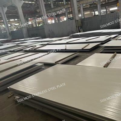 China Annealed 316LMod Stainless Steel Plate High Formability For Custom Metalworking Projects for sale