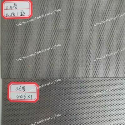 China Micro Perforated Stainless Steel Sheet 0.1 - 10.0mm Hole Diameter for sale