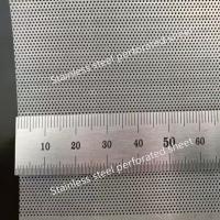 China Duplex 2205 / S31803 / 1.4462 Stainless Steel Perforated Sheet With Small Diameter Round Hole 0.4mm 0.5mm 0.6mm 0.8mm For Chemail Area for sale