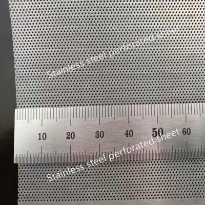 China Duplex 2205 / S31803 / 1.4462 Stainless Steel Perforated Sheet With Small Diameter Round Hole 0.4mm 0.5mm 0.6mm 0.8mm For Chemail Area for sale