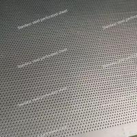 China Duplex 2205 / S31803 / 1.4462 Stainless Steel Perforated Sheet With Small Diameter Round Hole 0.4mm 0.5mm 0.6mm 0.8mm For Chemail Area for sale
