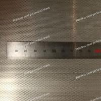 China Duplex 2205 / S31803 / 1.4462 Stainless Steel Perforated Sheet With Small Diameter Round Hole 0.4mm 0.5mm 0.6mm 0.8mm For Chemail Area for sale