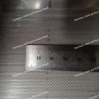 China Alloy 904L / UNS N08904 Stainless Steel Perforated Sheets Thickness 0.3 - 3.0mm With Hole Diameter 0.1-20.0mm for sale