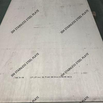 China Hot Rolled 304 Stainless Steel Plate Thickness 6- 50mm Width 1500mm 1800mm 2000mm for sale