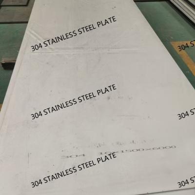 China 304 Hot Rolled Stainless Steel Plate ISO Certified Anti-Rust Easy To Weld Industrial / Commercial Grade for sale