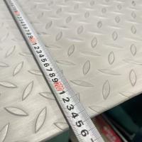 China Grade 304 316L 2205 Stainless Steel Checkered Plate Smooth Back Side Thickness 3.0mm 4.0mm 5.0mm 6.0mm for sale