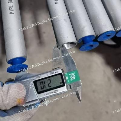 China S32760 1.4501 Super Duplex Pipe With Excellent Pitting And Stress Corrosion Cracking Resistance for sale