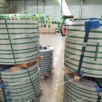 China Stainless Steel Strip Coil Alloy SUS304 SUS316L SUS321 SUS430 Narrow SS Strips Width 5 - 50mm for sale