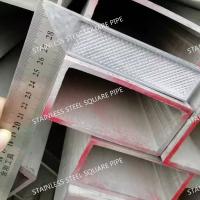 China 316L Stainless Steel Square Pipe 30x30mm 3mm Marine Grade for sale