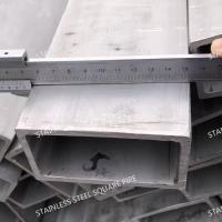China 304 Stainless Steel Square Tubing 40x40mm 60x60mm 80x80mm Custom Cut for sale