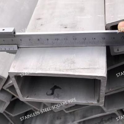 China 304 Stainless Steel Square Tubing 40x40mm 60x60mm 80x80mm Custom Cut for sale
