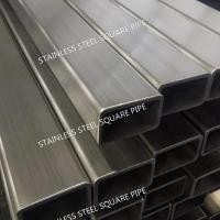 China 304 Stainless Steel Square Tubing 40x40mm 60x60mm 80x80mm Custom Cut for sale