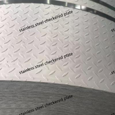China Stainless Steel Checkered Plate 304 316L Anti-Slip 3mm-8mm for sale