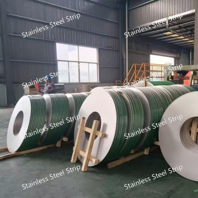 China ASTM A666 301 Stainless Steel Strips 0.15-2.0mm Burr-Free Slit Cut for sale