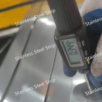 China ASTM A666 301 Stainless Steel Strips 0.15-2.0mm Burr-Free Slit Cut for sale