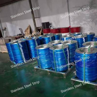 China 301 Stainless Steel Strips 0.3mm to 0.8mm EN 1.4310 Alloy for sale