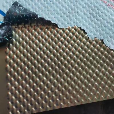 China Raindrops Pattern Stainless Steel Embossed Sheet SUS304 Thickness 0.6 - 2.0mm SS Sheet for sale