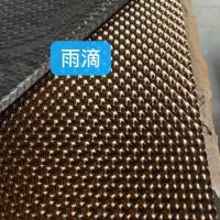 China Raindrops Pattern Stainless Steel Embossed Sheet SUS304 Thickness 0.6 - 2.0mm SS Sheet for sale