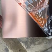 China Gold Mirror Stainless Steel Sheet SUS304 SS Sheet Thickness 0.4 - 1.5mm for Decoration Materials for sale
