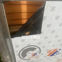 China Colorful Titanium-Coated Stainless Steel Sheet SUS304 Thickness 0.4 - 3.0mm Black , Gold , Bronze , Hairline , Mirror Surface for sale