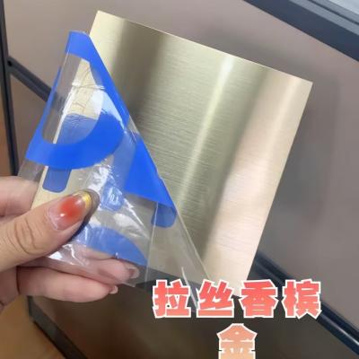 China Sliver Color Stainless Steel Sheet Mirror 8K Finishing / Hairline SS Sheet NO.4 Anti-finger Print for sale