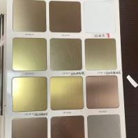 China 4ft*8ft Stainless Steel Sheet Titanium Gold Color SS Sheet SUS304 / 1.4301 for sale