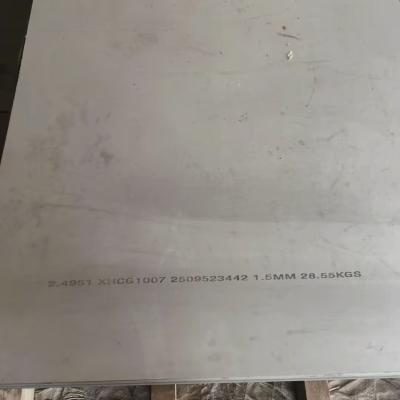 China Hastelloy G35 / Alloy 2.4643 / UNS N06035 Nickel Alloy Plate Thickness 1.0 - 80.0mm Cold Rolled and Hot Rolled Plate for sale