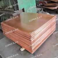China Premium CU-ETP Oxygen-Free Copper Sheet Thickness 0.5 - 80.0mm with Excellent Thermal Performance for sale