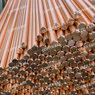 China Oxygen-Free C11000 Copper Rod  Ideal for Busbars, Wiring, and Conductors for sale