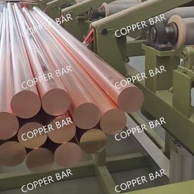 China T2 /C11000 / C110 Copper Round Bar 99.90% Pure Copper Hot Rolled Industrial Application for sale