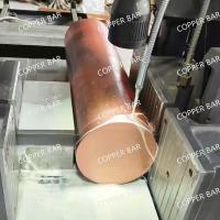 China Pure Copper Round Bar Cu-ETP 99.95% Pure Copper Rod Hot Rolled Diameter 10 - 300mm In Custom Length for sale