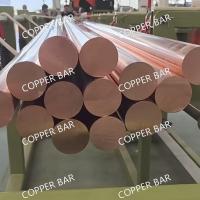 China Premium C11000 Copper Round Bar ASTM B187 Standard, Solid Copper Alloy 110 Rod, Stock Ready for sale
